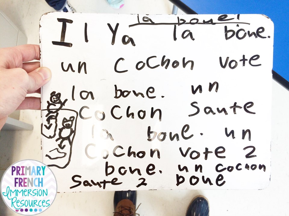 Practicing telling/writing stories - Primary French Immersion Resources