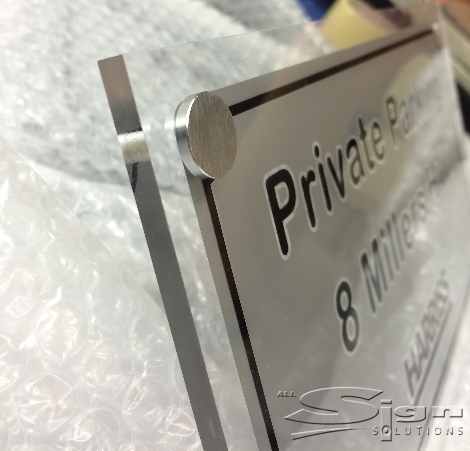 Millers Hill Harriss | Perspex Signs - All Sign Solutions | Signs and ...