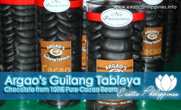 Argao's Guilang Tableya - Chocolate from 100% Pure Cacao Beans