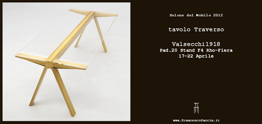 2020 ArquiNotas: Tabla Traverso | Valsecchi1918 | 2012 diseño en Mobili ...