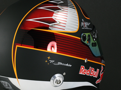 Racing Helmets Garage: Bell RS3 Sport F.Zecchin 2012 by B-Design
