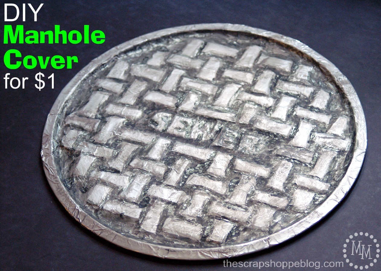 DIY $1 Manhole Cover - The Scrap Shoppe