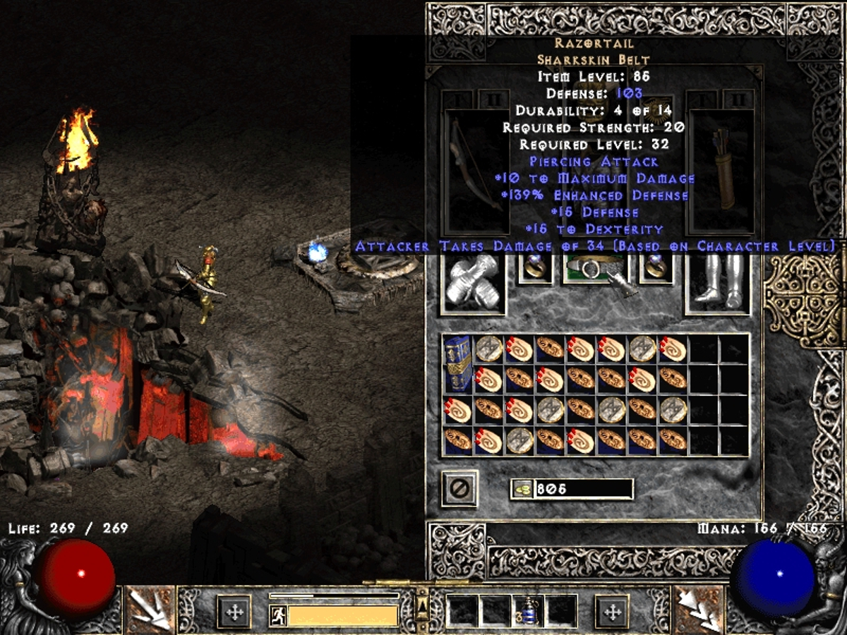 Best cRPGs: Diablo 2: Twinked Multiple Shot Bowazon: Part IV - Hell mode