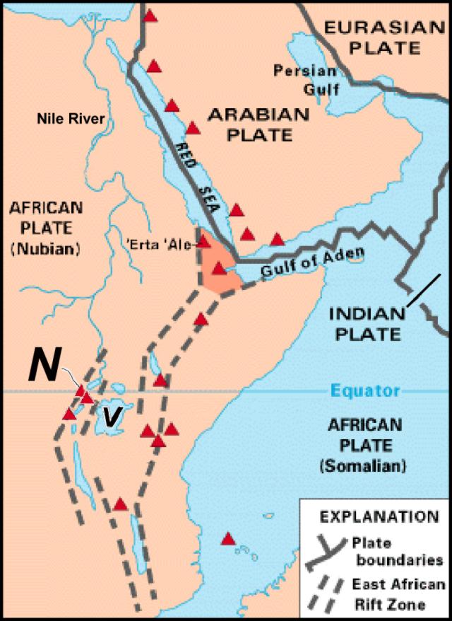 Random Walks in Time: Breaking Up is Hard to Do: Continental Rift