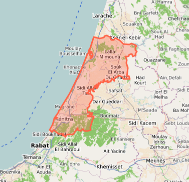 Province de Kenitra - Maroc Maps