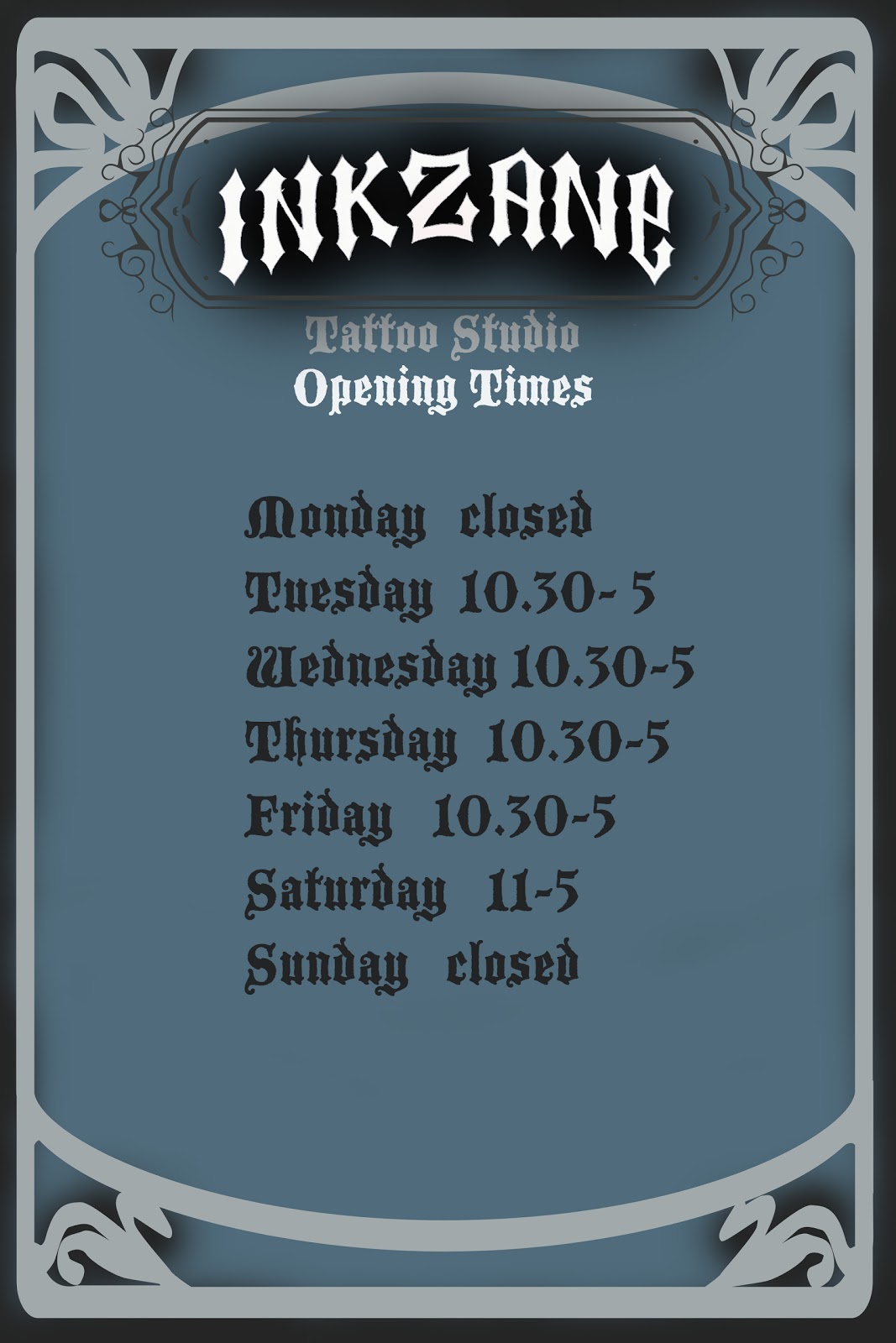 Inkzane Tattoo Studio Wrexham