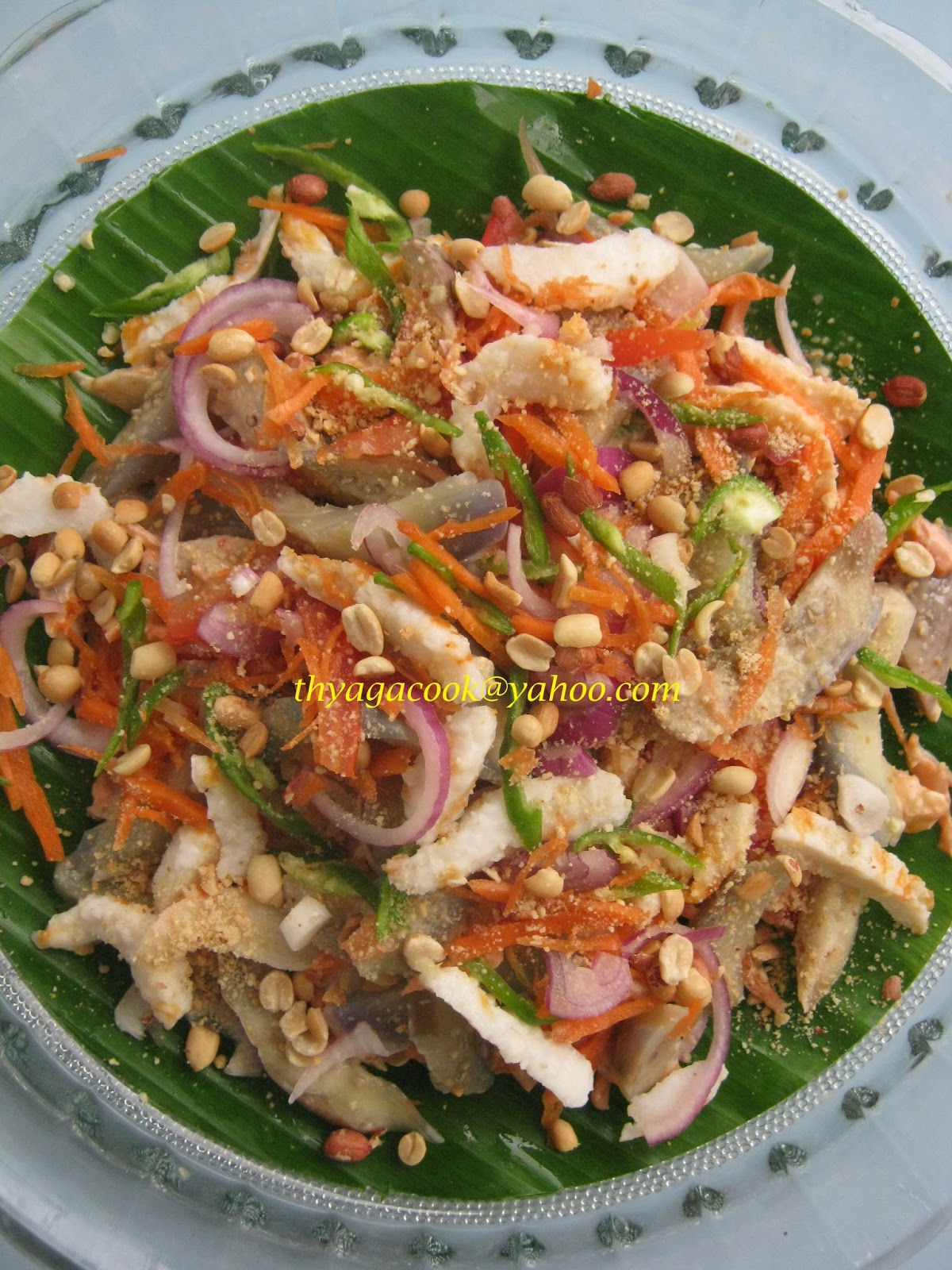 DAUN KARI Masakan Malaysia.....: KERABU TERUNG UDANG BERMAYONNAISE