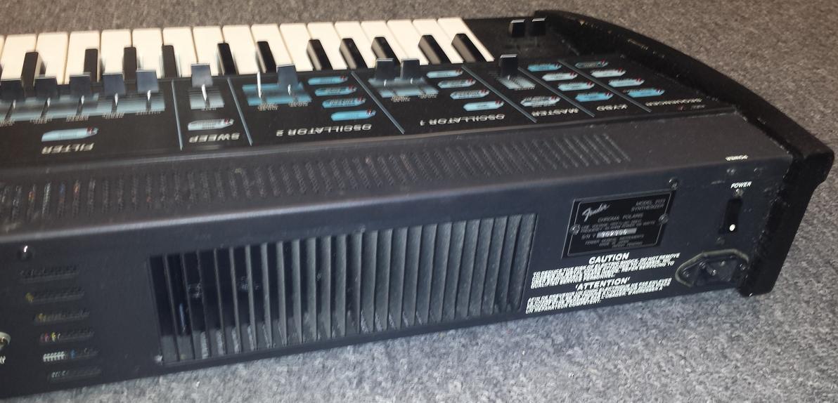 MATRIXSYNTH: FENDER RHODES CHROMA POLARIS SYNTHESIZER MODEL 2123 SN 302306