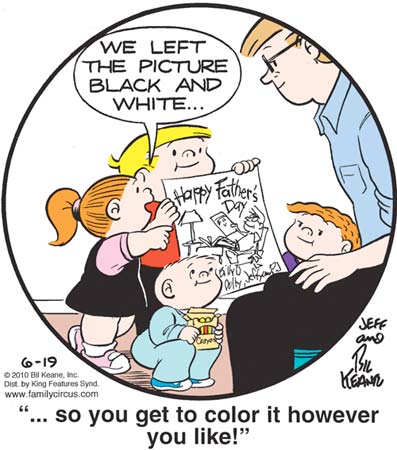 Angles Comic Café: June 21st – Family Circus: Father’s Day