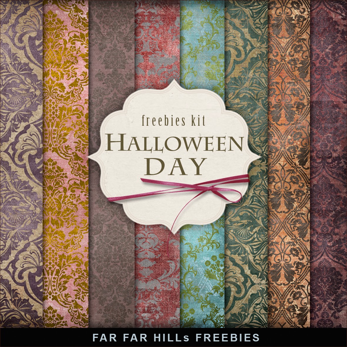 Freebies Backgrounds Kit - Halloween Day:Far Far Hill - Free database ...