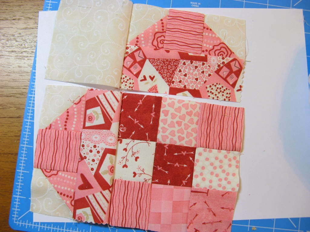 Stitching With 2 Strings: Tutorial: A Quick Valentine Table Topper