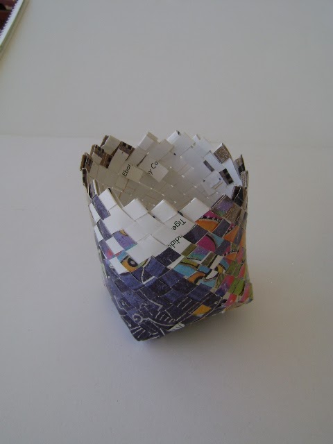 KiniaCat Crafts: Plaiting Paper instead of Hair