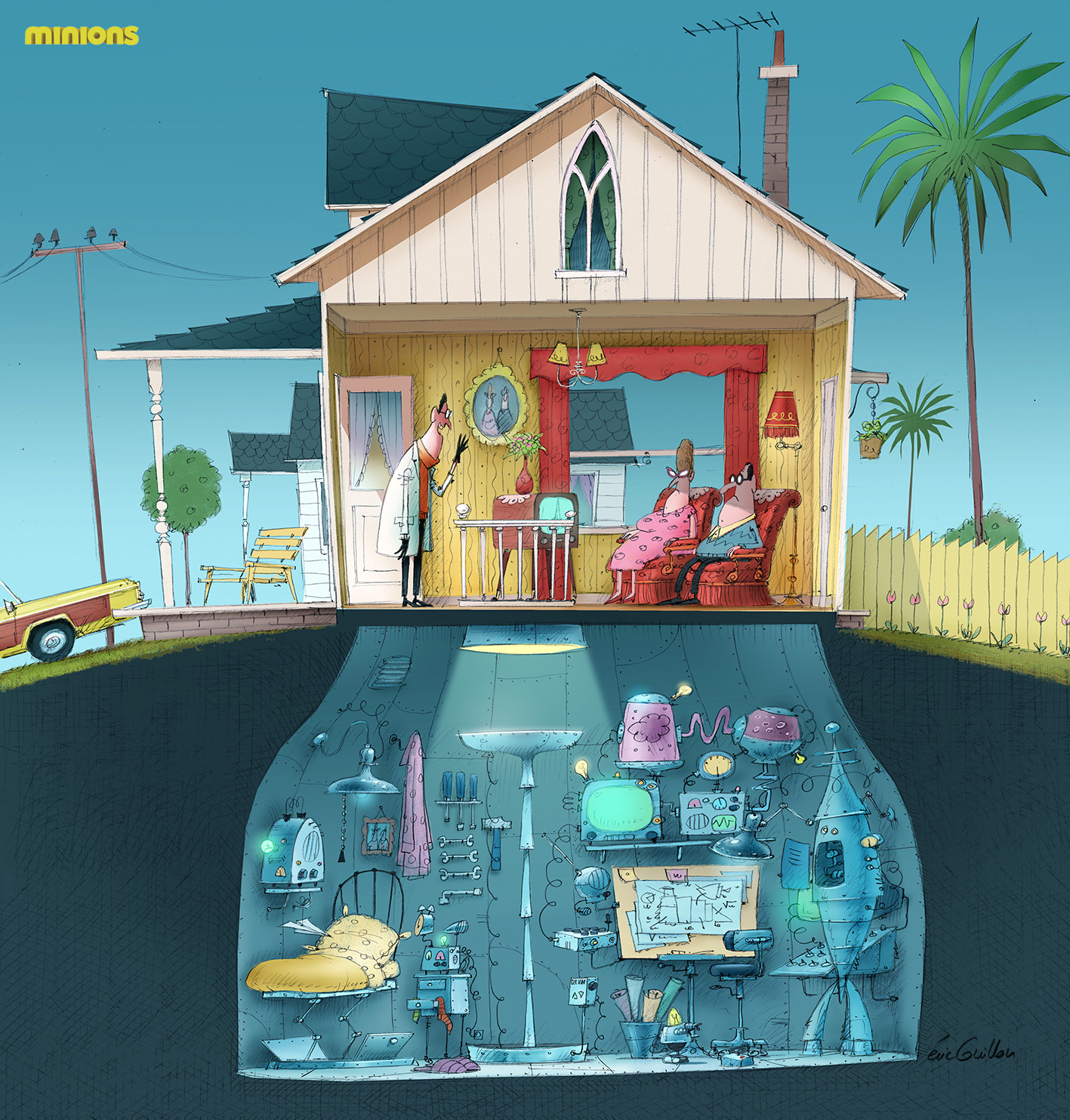 eric guillon: Minions. Early sketches...