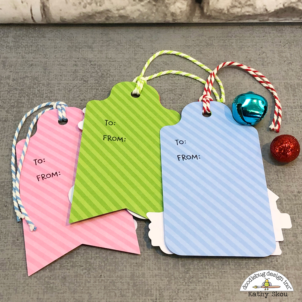 My Happy Place: Doodlebug Design | Christmas Town Tags & Bags