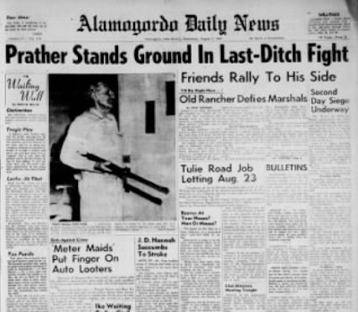 THE WESTERNER: 1957: John Prather Loads Guns, Awaits Next Move