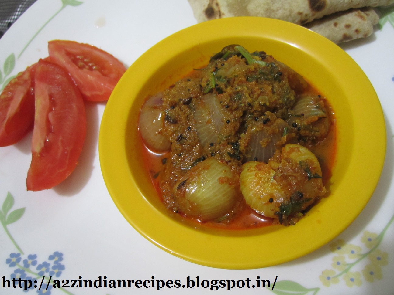 a2zindianrecipes: Bharleli Olya Kandyacha Rassa