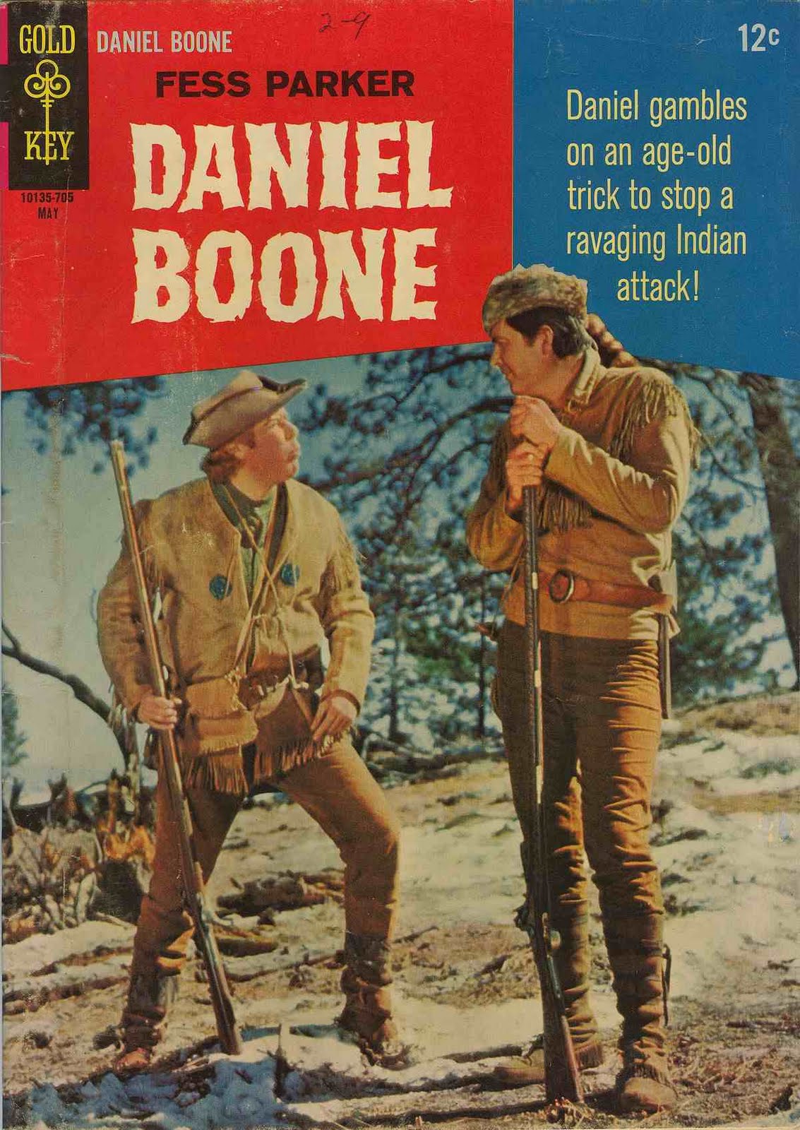 Western Comics Chejov: Daniel Boone 09 Gold key