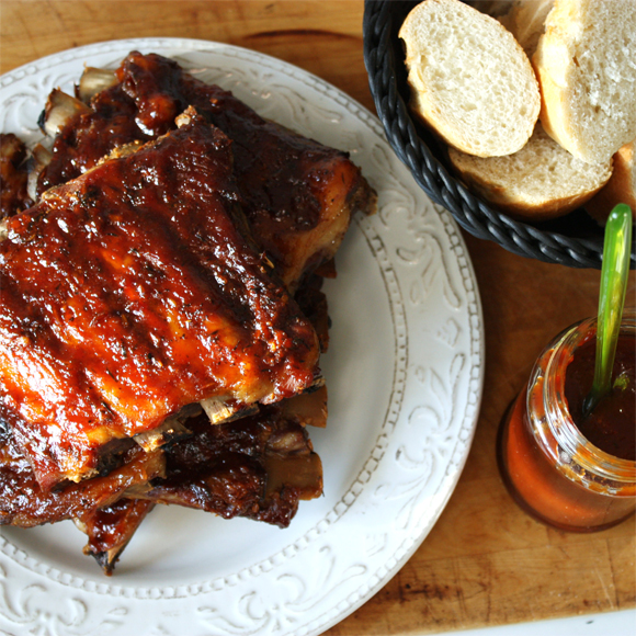 Elly's Art: BBQ-Rippchen aus dem Ofen