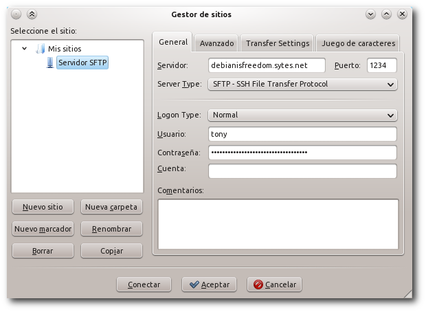 Debian is FREEDOM: Instalar un servidor SFTP en Debian GNU/Linux