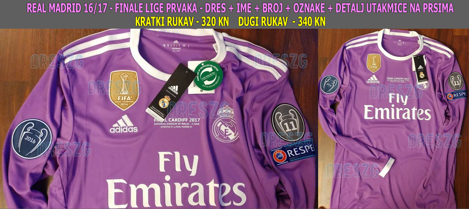 DRESZG - NOGOMETNI DRESOVI