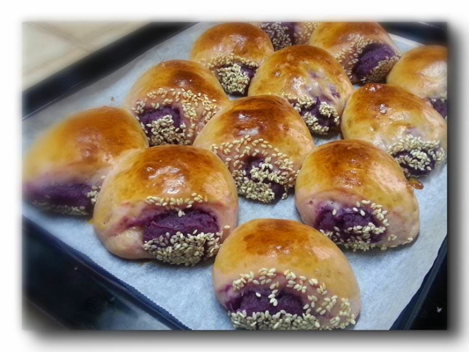 Purple Sweet Potato Buns by Michael Lee