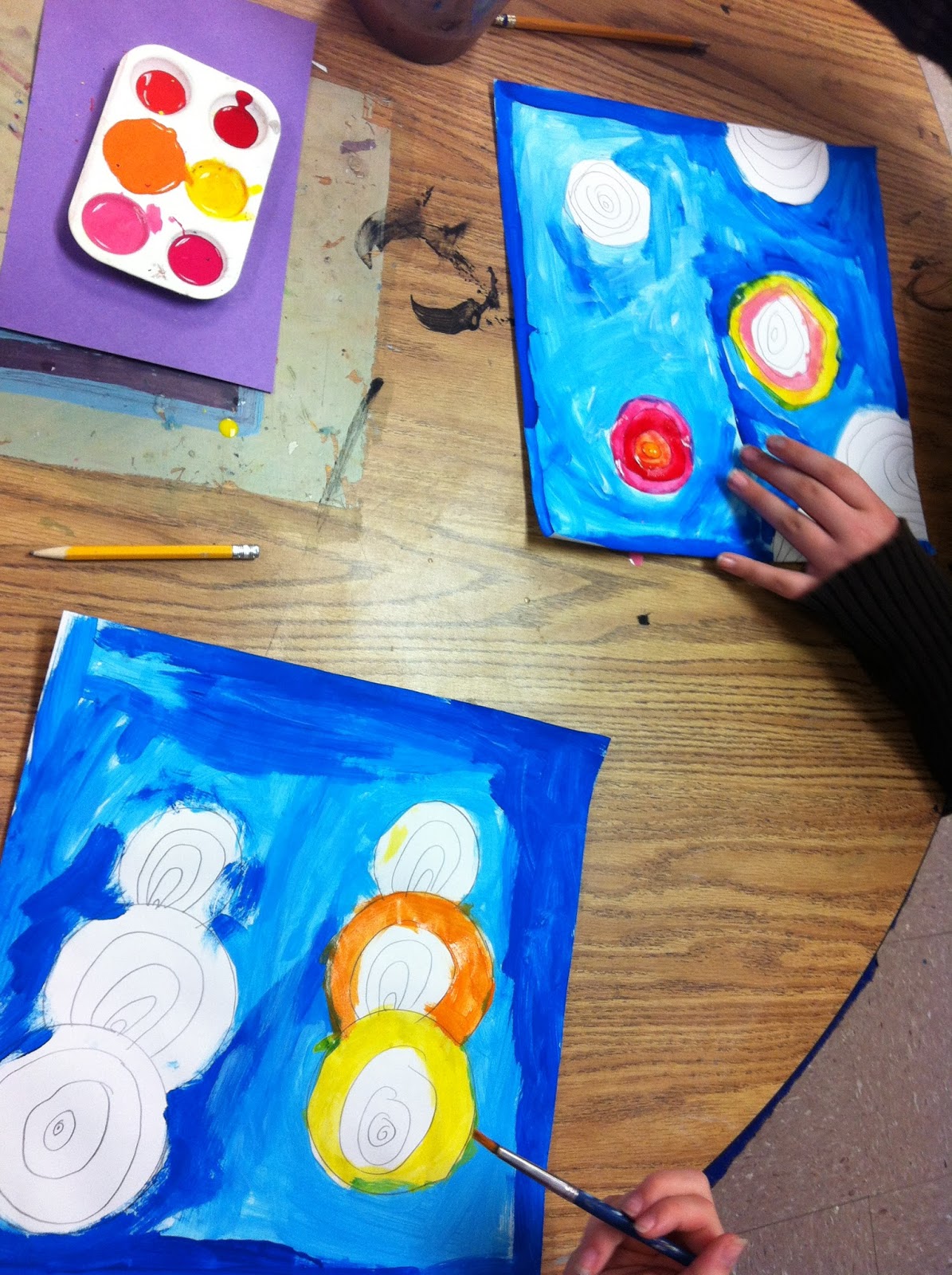 ChumleyScobey Art Room: Kandinsky Concentric Circles