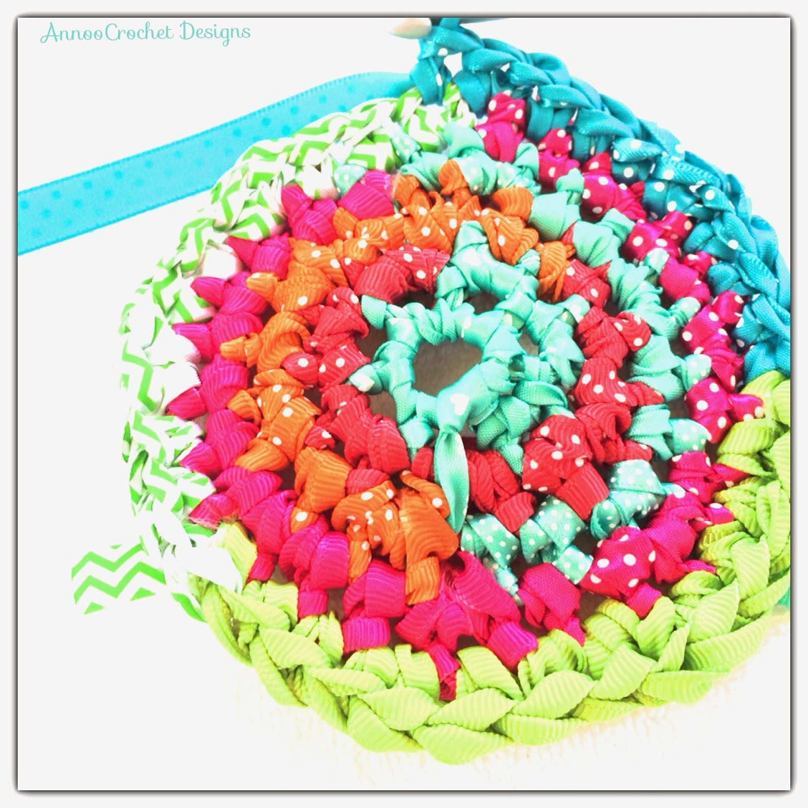 Ribbon's Crochet Basket Free Pattern | Annoo's Crochet World | Bloglovin’