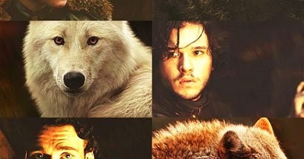 Game of Thrones: The Starks and Their Dire Wolves