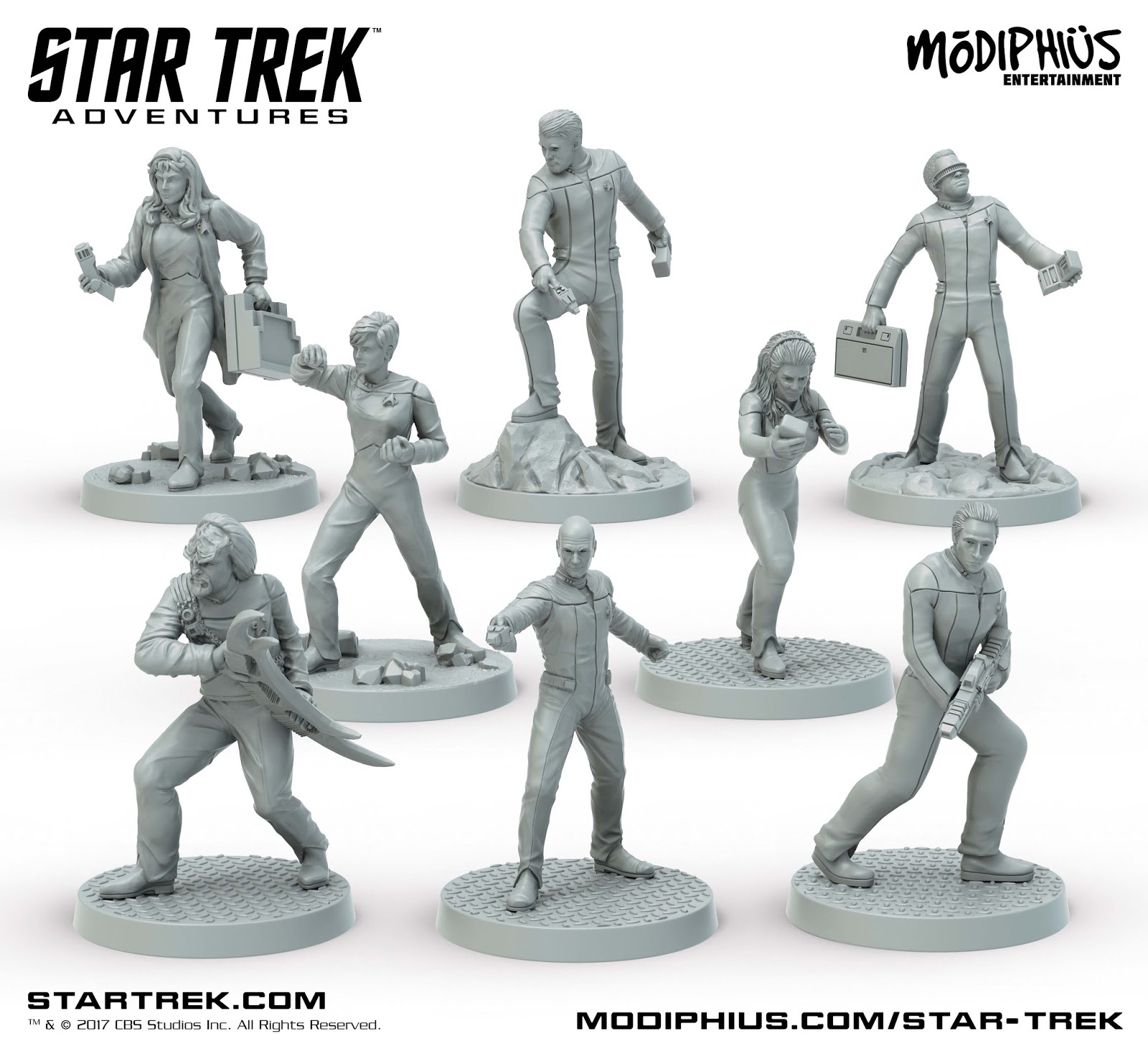 The Launchpad: Star Trek Adventures TOS and TNG miniatures previewed!