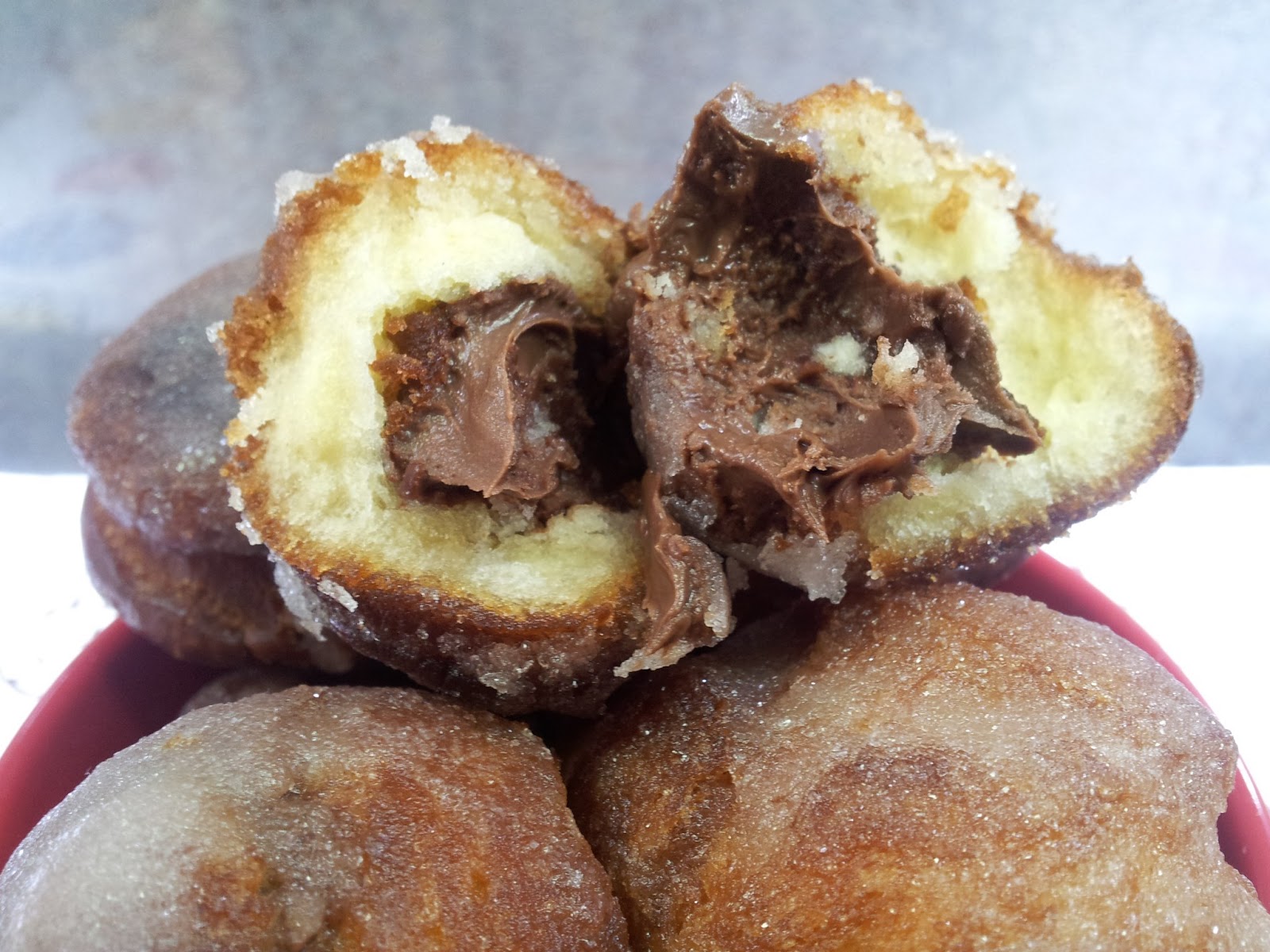 OBSESIÓN CUPCAKE: BOLAS DE DONUTS RELLENAS DE NUTELLA