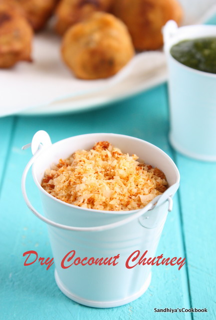 Sandhiya's Cookbook: Dry Coconut Garlic Chutney for Vada Pav | Dry ...