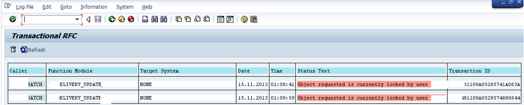 SAP Basis Tutorials: How to delete transactional RFCs