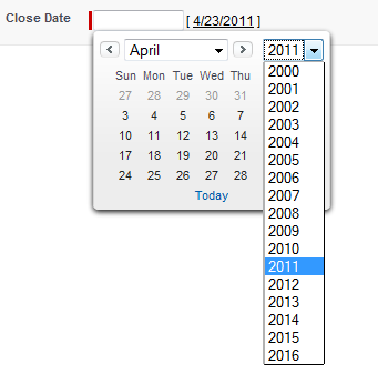 Technology Share - TechShare: Salesforce Native DatePicker Year ...
