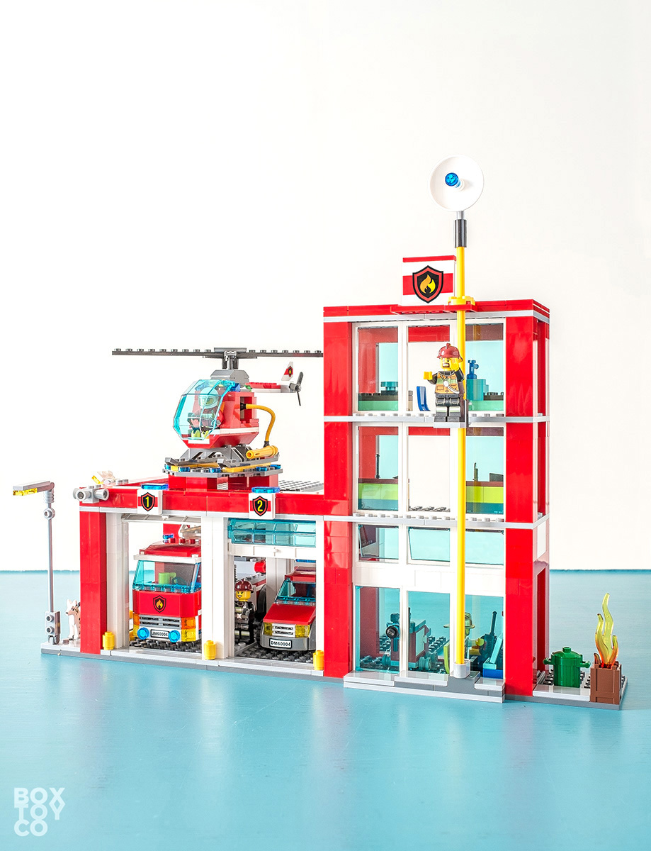 LEGO® CITY Fire Station 60004 Review | BoxToyCo