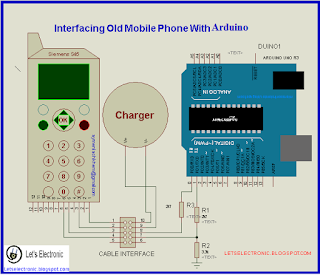 LET'S ELECTRONIC : Interfacing Old Mobile Phone (Siemens,Nokia,Sony ...