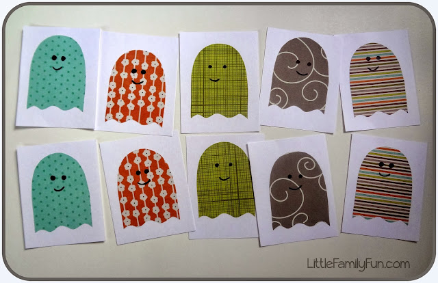 Little Family Fun: Ghost Matching Game