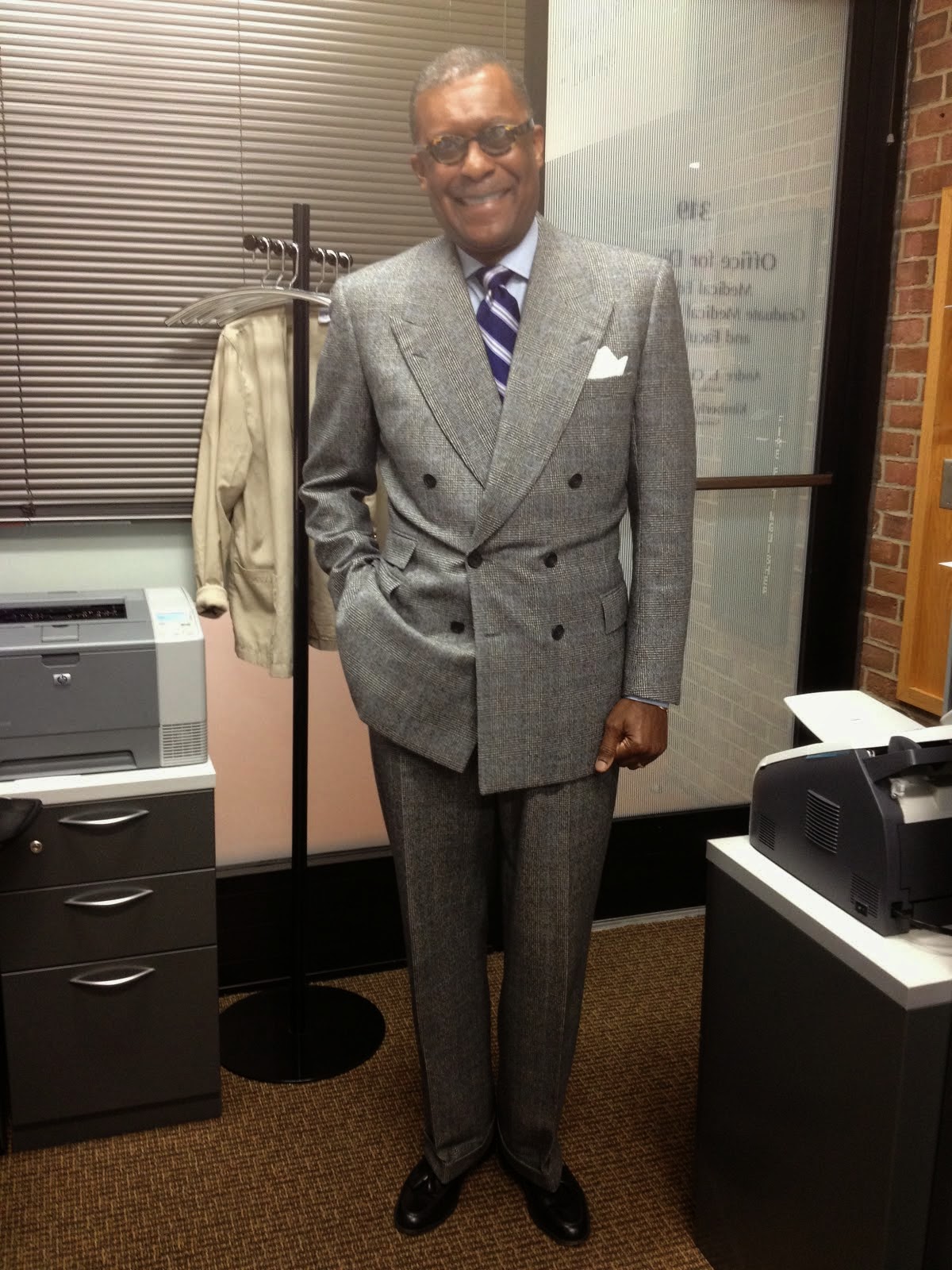 Make it a double-breasted Formal Friday.