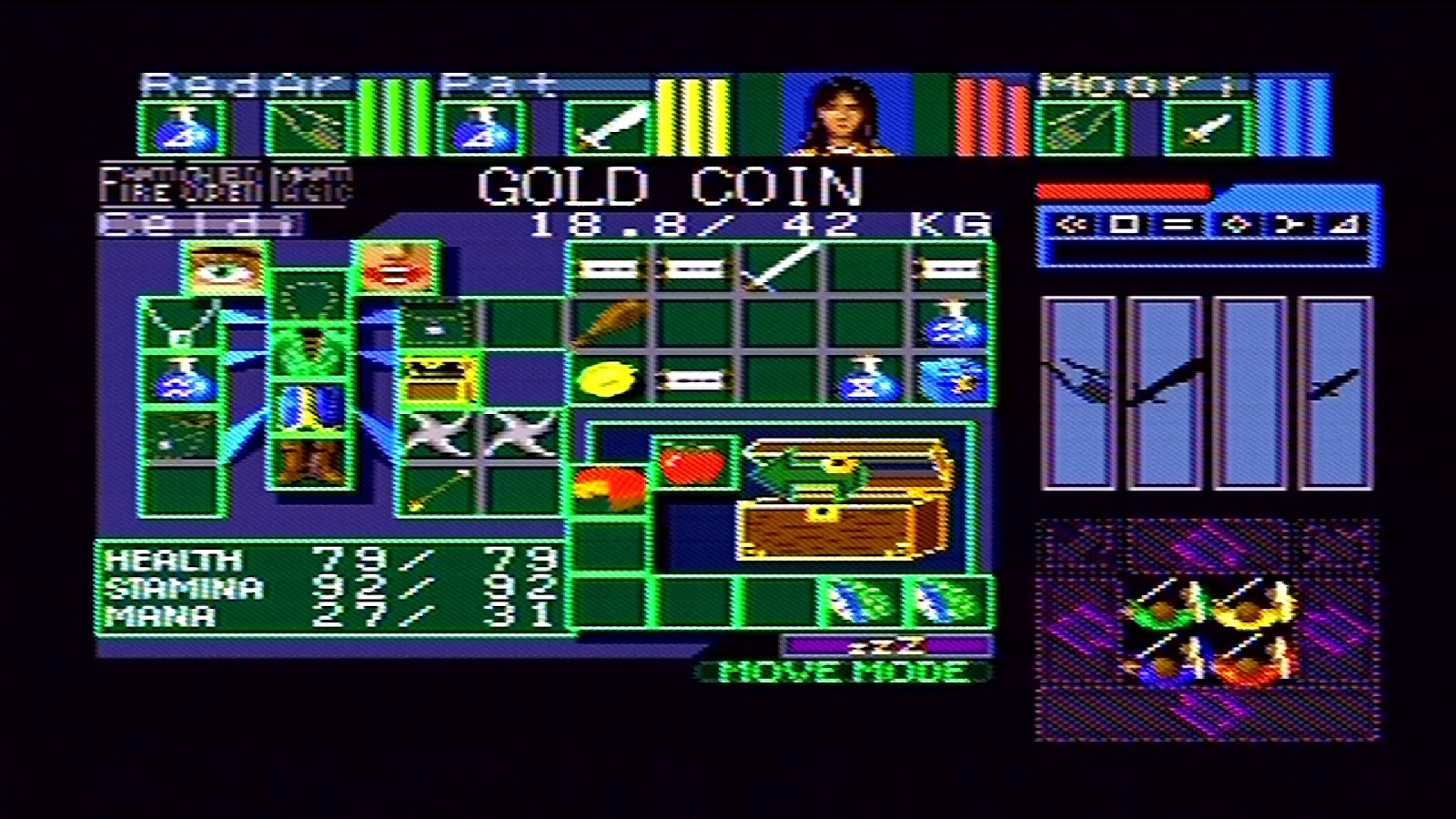 The RPG Consoler: Game #73: Dungeon Master (SNES) - Dungeon Meat of Doom!