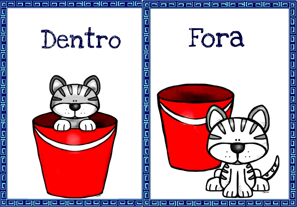 Fichas para trabalhar os opostos ~ Atividades Escolares