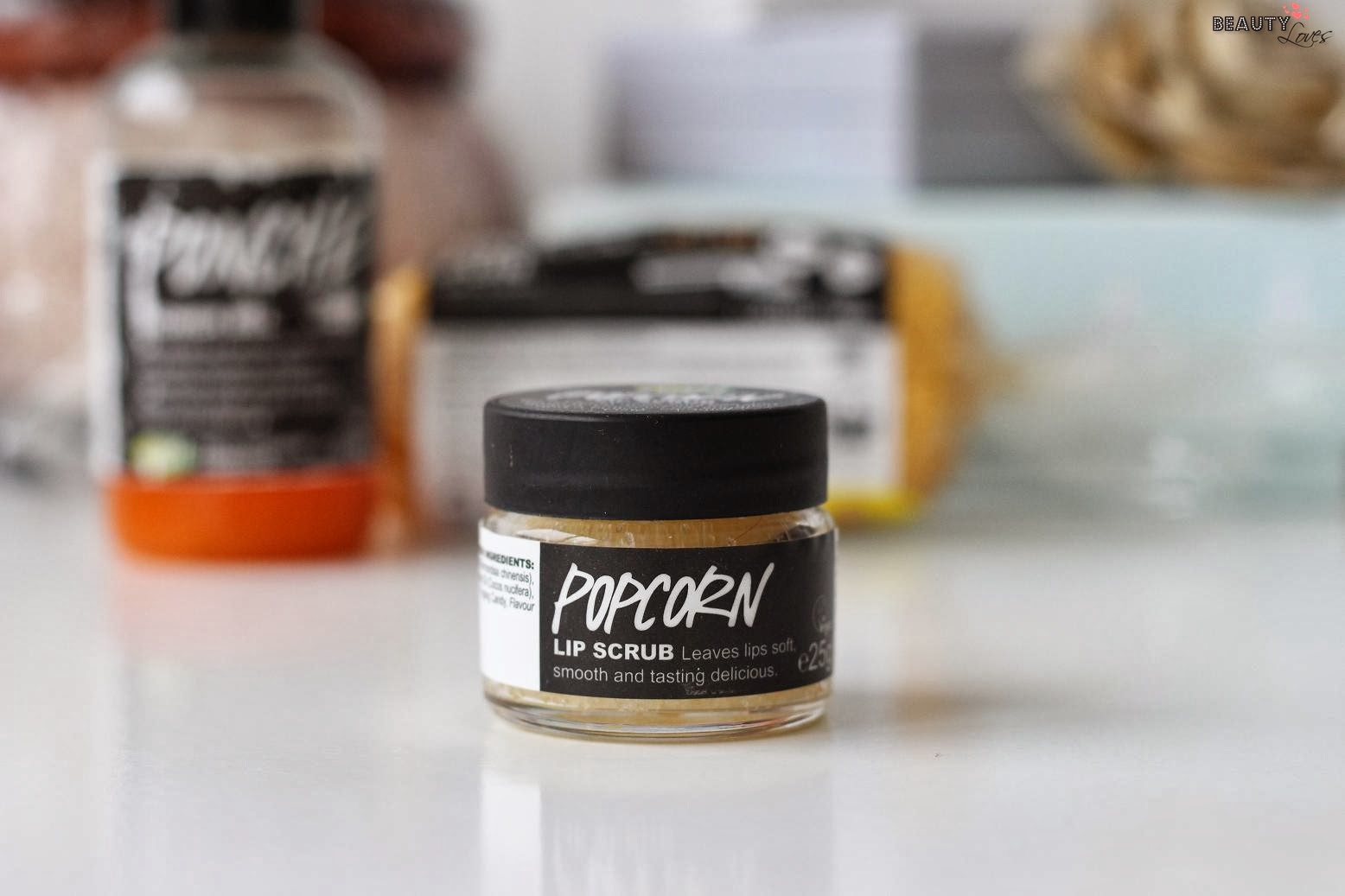 Lush Popcorn lip scrub | BeautyLoves