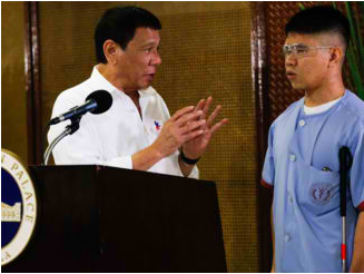 Duterte is sending blind soldier to law school - Where In Bacolod