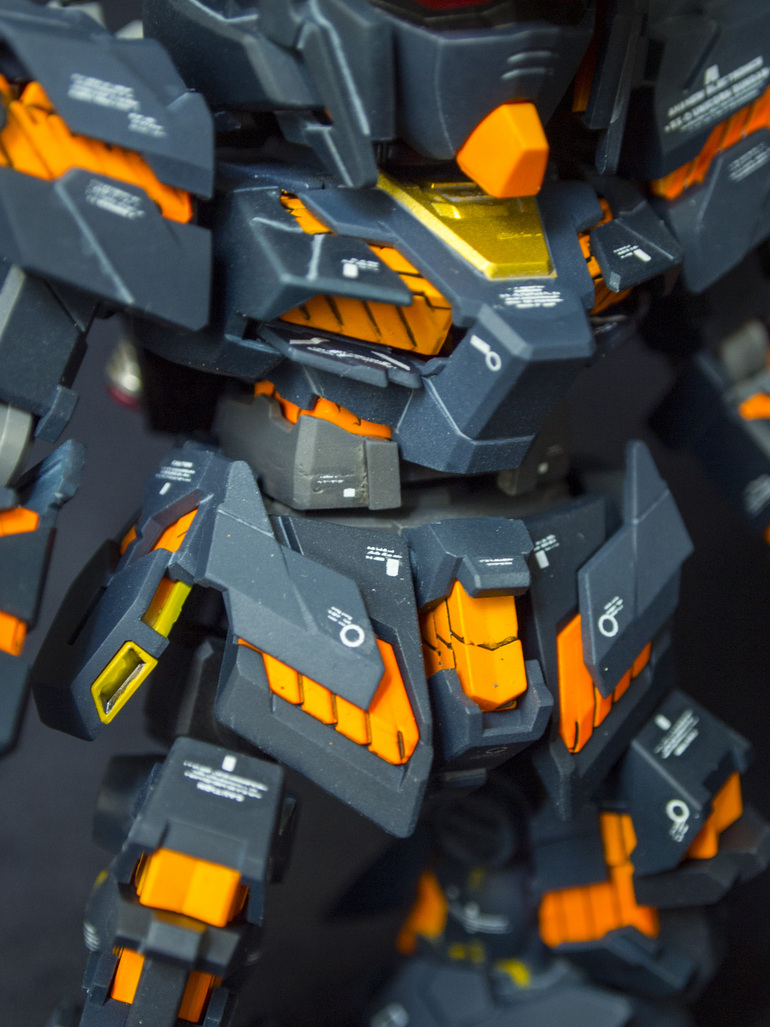 SD Gundam Banshee custom build by alvinmonst