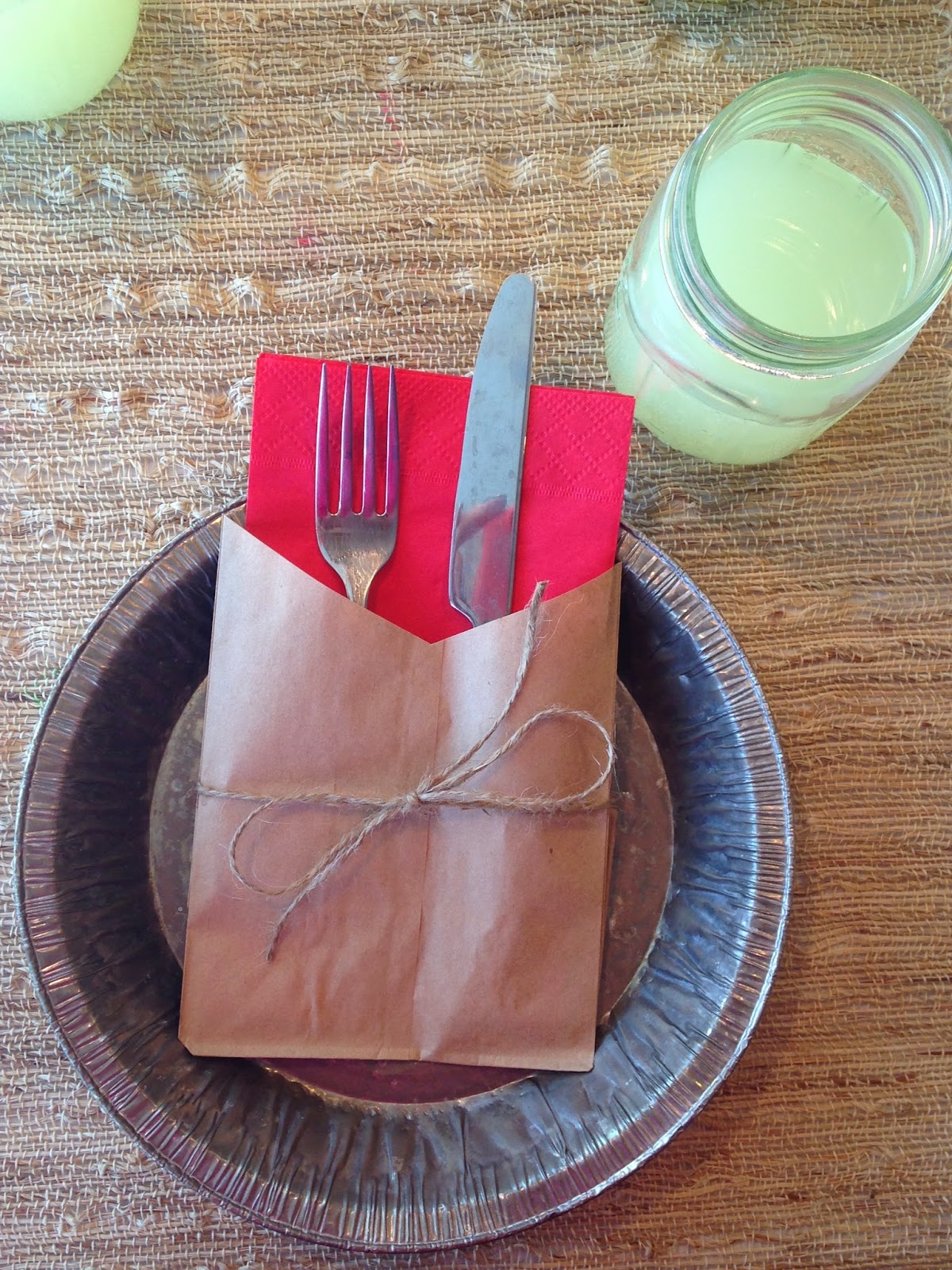 Sugar Sisters Design: Cowboy Grub Table Setting