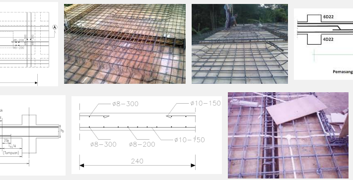 Metode Pelaksanaan Pembesian untuk balok dan pelat beton bangunan ...