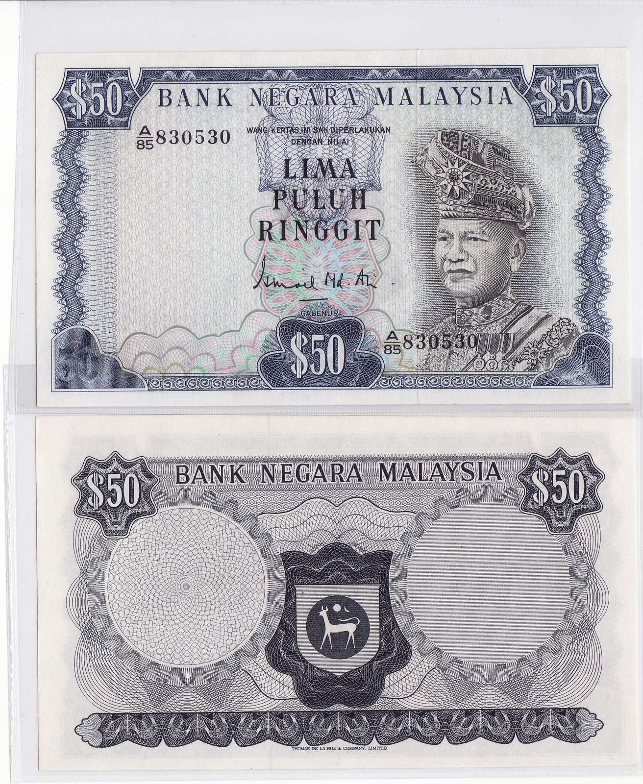 Randhawa's Bank Notes And Collectibles: Malaysia RM 50 - 3rd Series ...