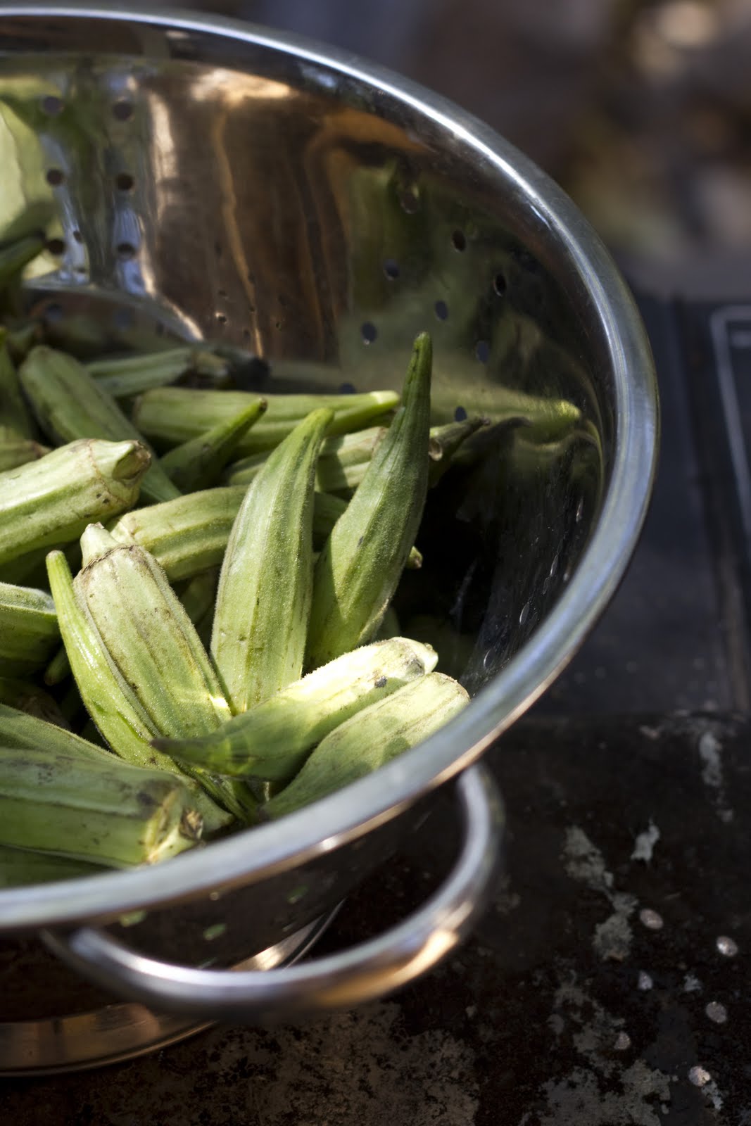 The Colors Of Indian Cooking: The Big O...Or Okra Without Tears