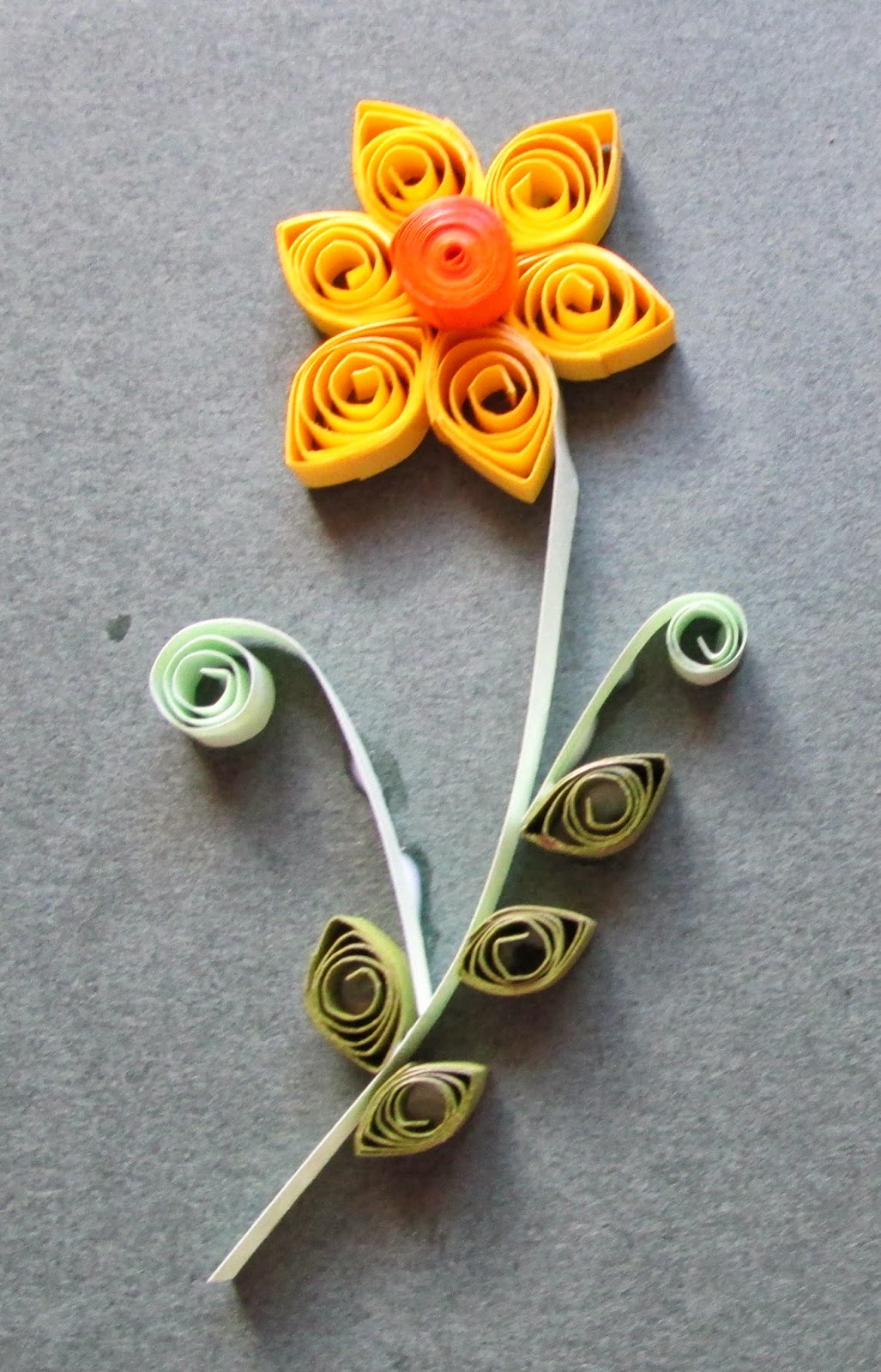 MY CRAFT WORKS: Quilling - My first creations