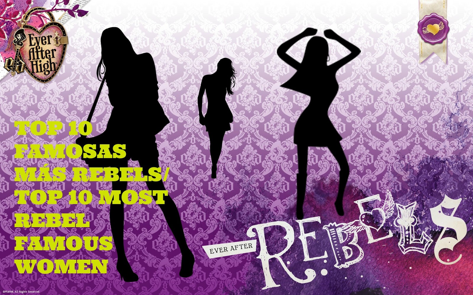 Ever After High News: TOP 10 FAMOSAS MÁS REBELS/ TOP 10 MOST REBEL ...