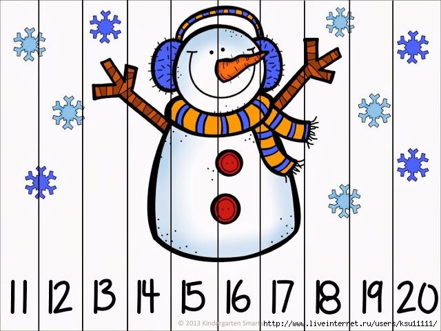 RECURSOS y ACTIVIDADES para Educación Infantil: PUZZLES del INVIERNO