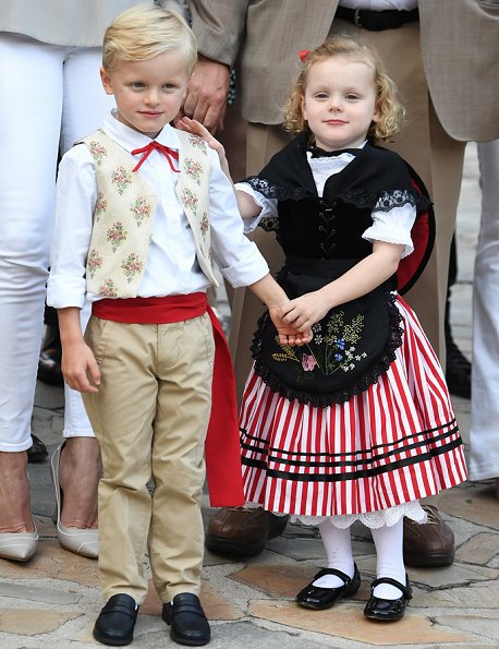 Prince Albert, Charlene and their children attend the Monaco annual picnic